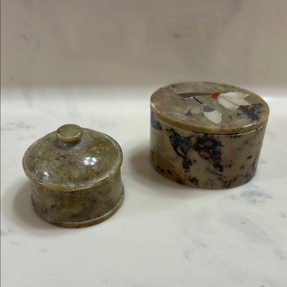 Art | Vintage Marble Trinket Box | Poshmark